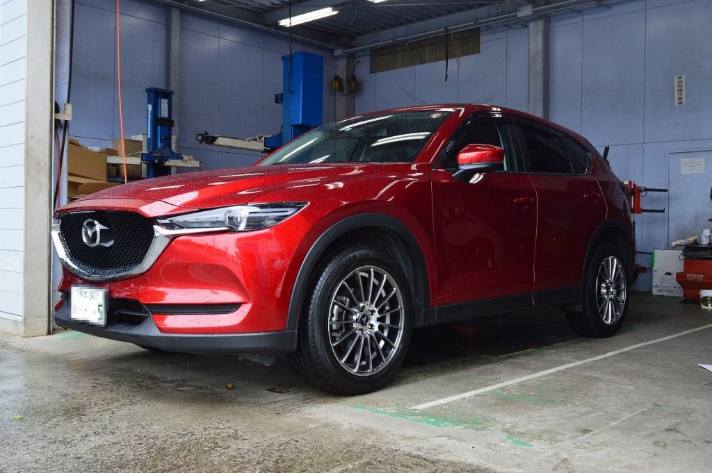 Tさま。ﾏﾂﾀﾞCX-5 ﾚｲﾊﾞｰF015 19ｲﾝﾁｱﾙﾐﾎｲｰﾙ | グランドスラム マニアック熊本店